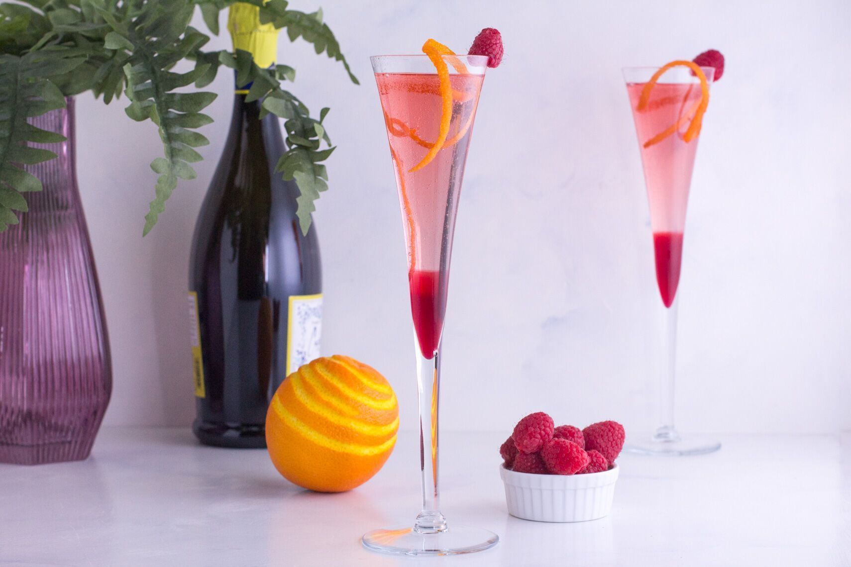 Fody Cran-Raspberry Low FODMAP Mimosa | Fody Foods